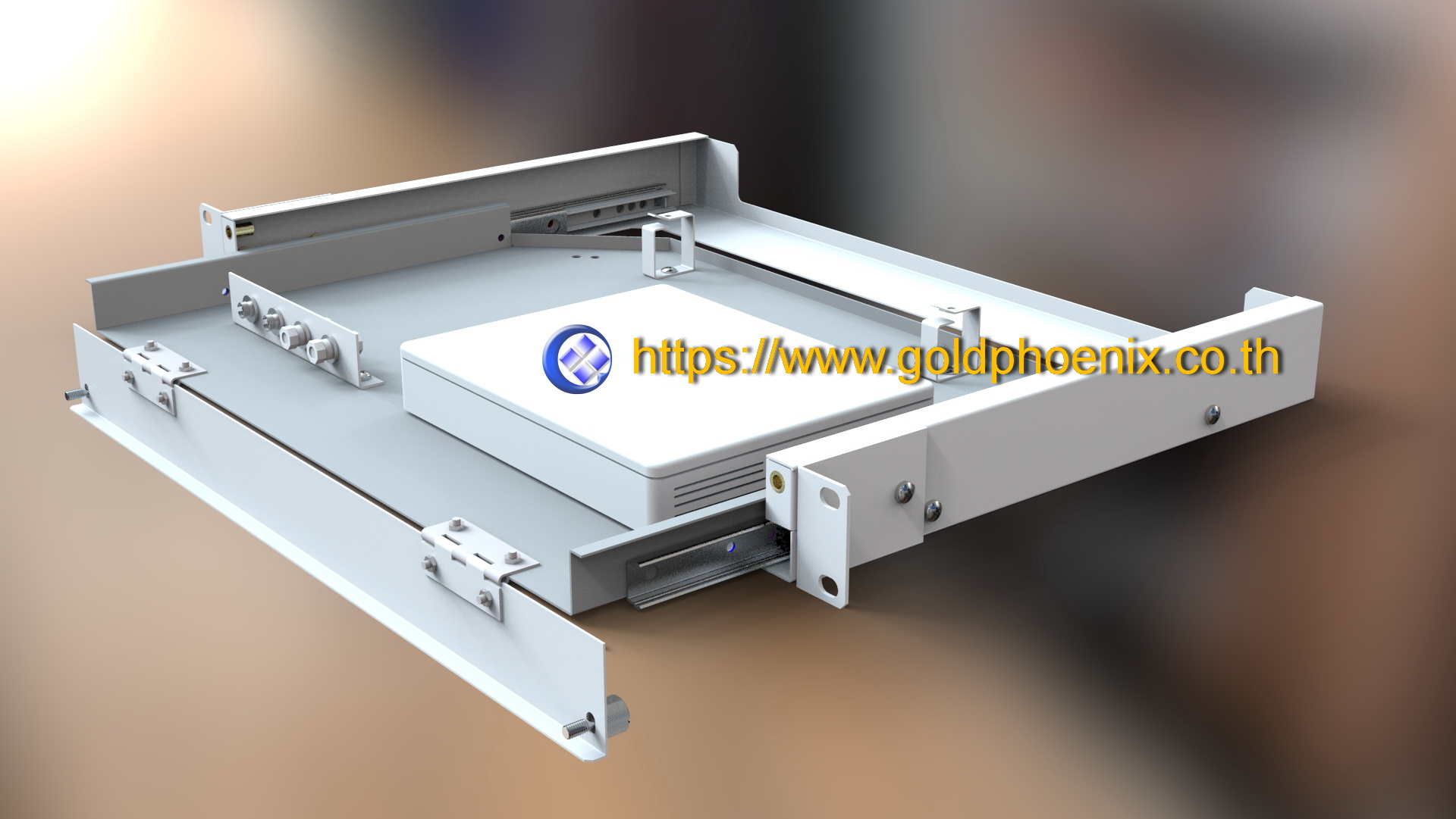 ODF Rack Mount 1u - บริการผลิตงานโลหะแผ่น-Gold Phoenix